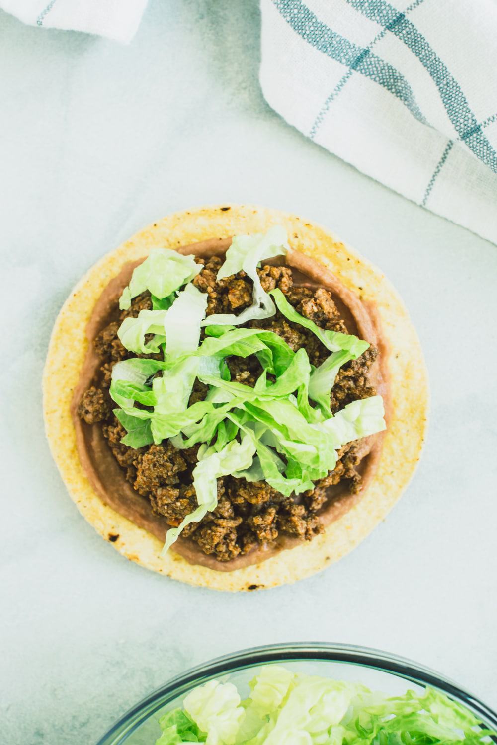 Easy Ground Beef Tostadas | Aimee Mars