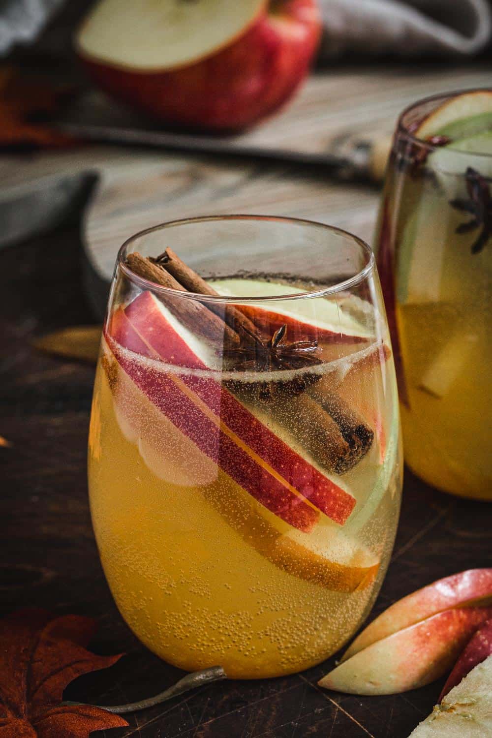 Caramel Apple Cider Sangria | Aimee Mars