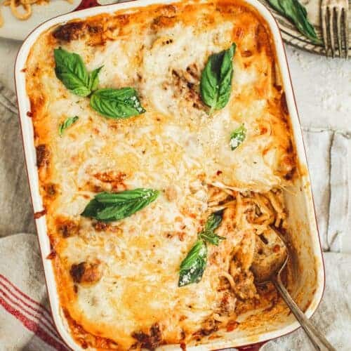 Spaghetti Casserole - Aimee Mars