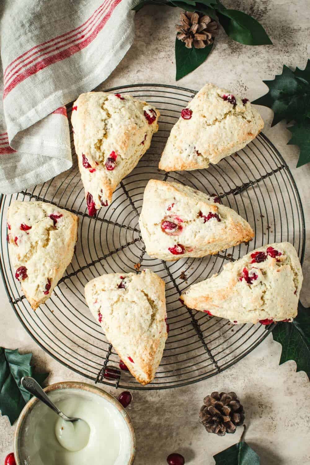 Cranberry Orange Scones - Aimee Mars